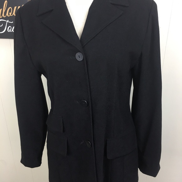 Casual Corner | Jackets & Coats | Vintage Casual Corner Annex Black ...